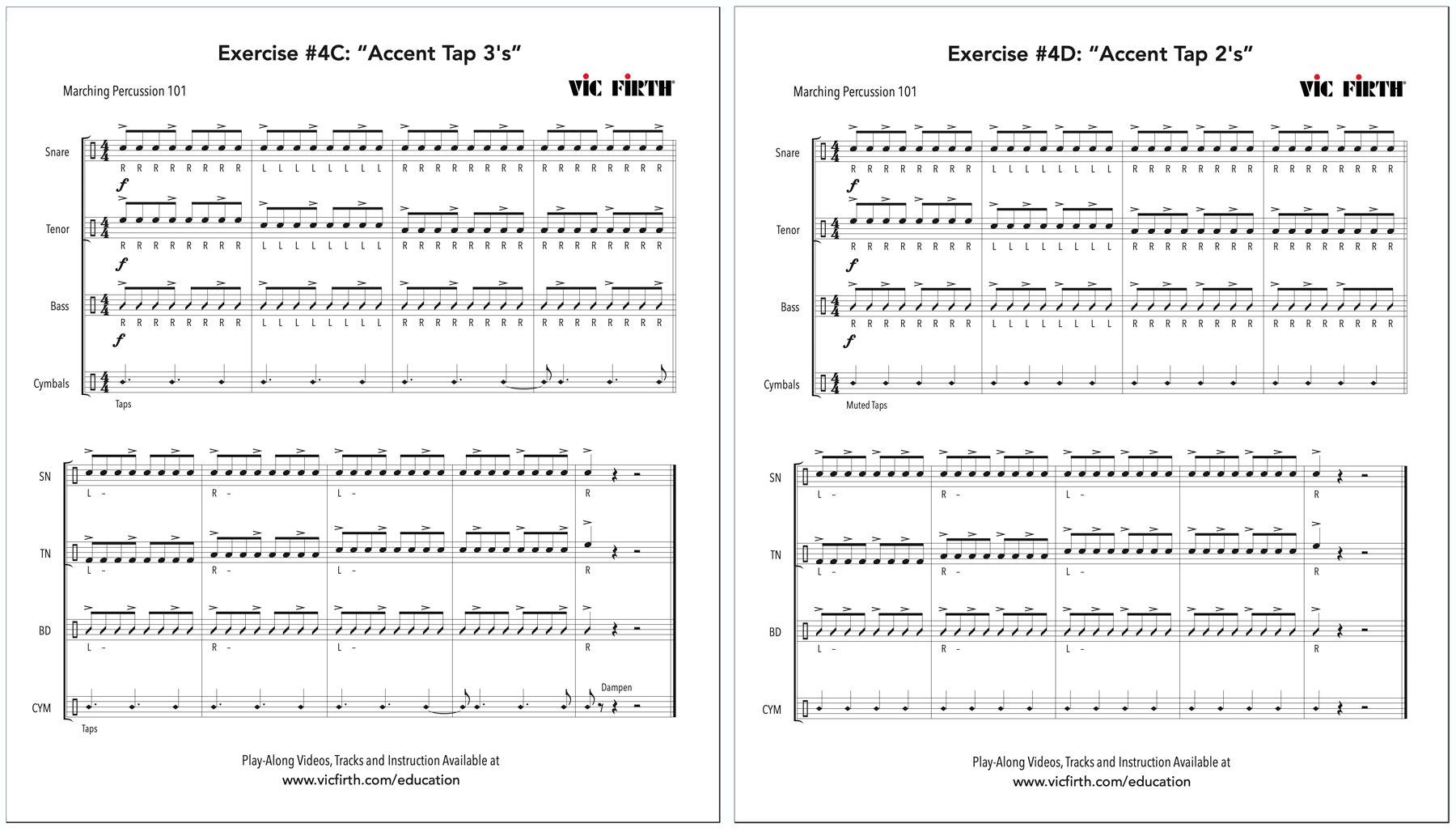 EXERCISE 04: ACCENT TAP - Vic Firth Artists & Education