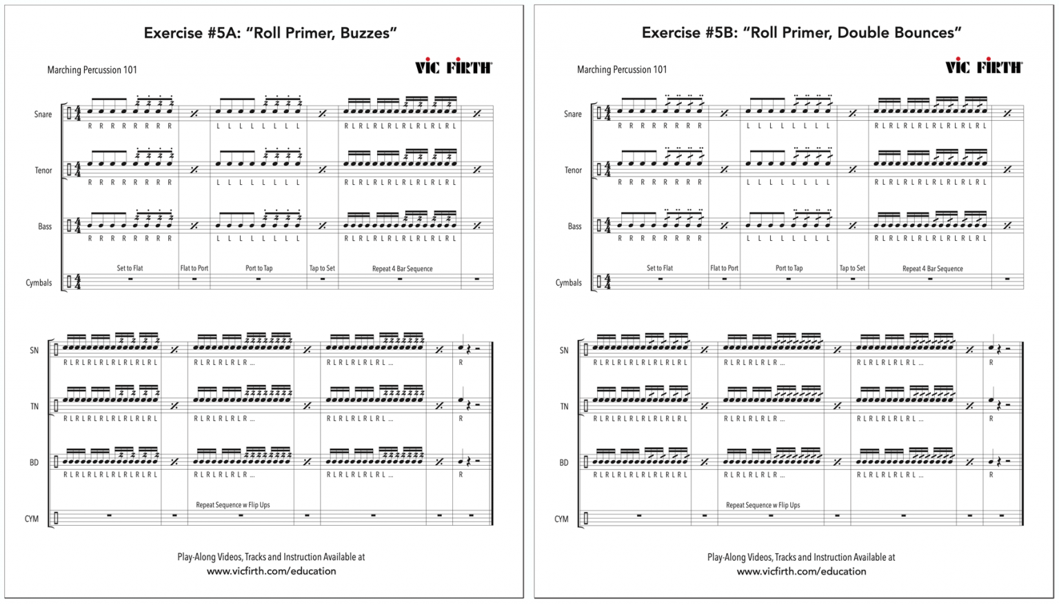 EXERCISE 05: ROLL PRIMER - Vic Firth Artists & Education