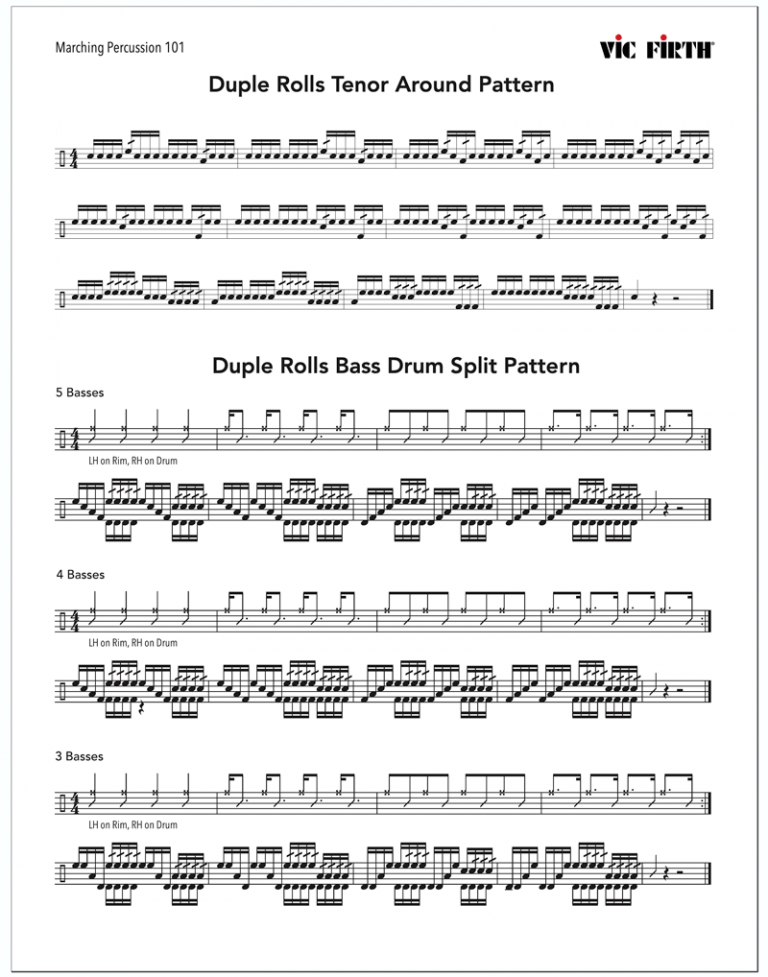 EXERCISE 06: DUPLE ROLLS - Vic Firth Artists & Education