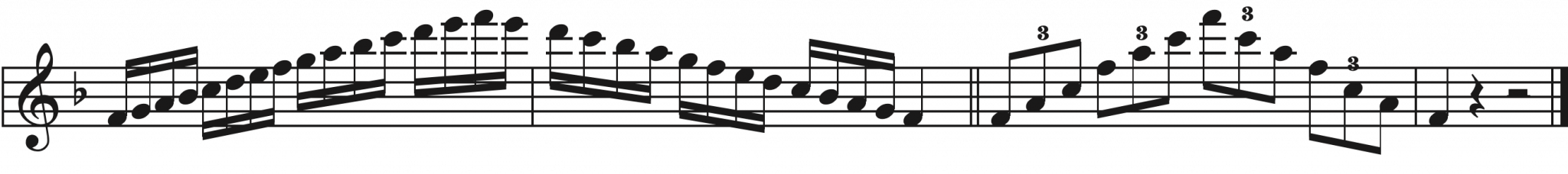 F MAJOR SCALE AND ARPEGGIO - Vic Firth Artists & Education